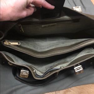 GRYSON | Bags | Gryson Clio Expandable Olive Green Leather Tote | Poshmark